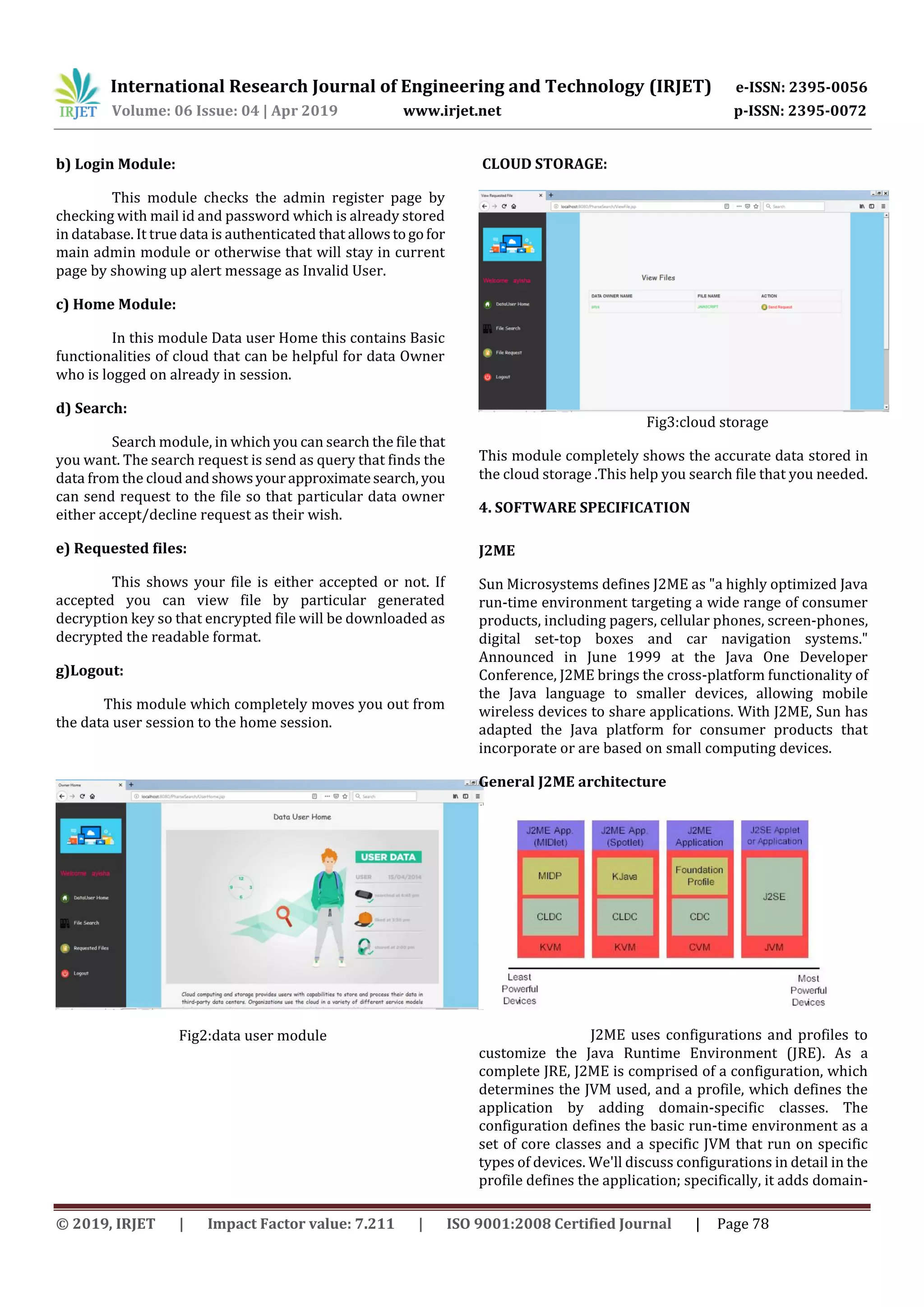IRJET- Fast Phrase Search for Encrypted Cloud Storage | PDF