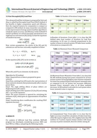 IRJET- Comparative Analysis of Load Flow Methods on Standard Bus System | PDF | Computer ...