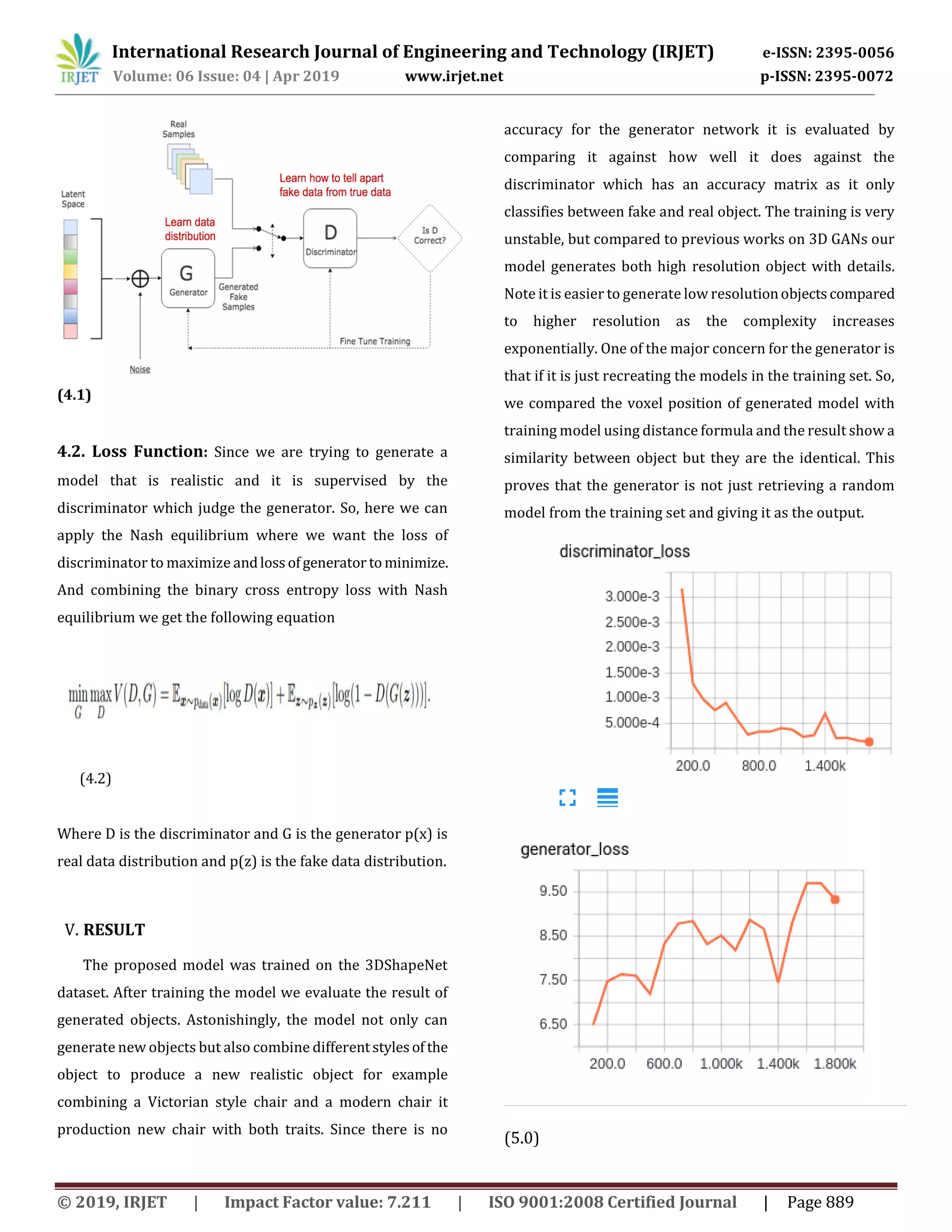 IRJET- Generating 3D Models Using 3D Generative Adversarial Network | PDF