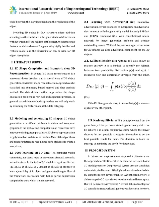 IRJET- Generating 3D Models Using 3D Generative Adversarial Network | PDF