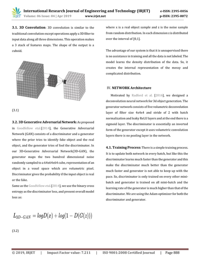 IRJET- Generating 3D Models Using 3D Generative Adversarial Network | PDF