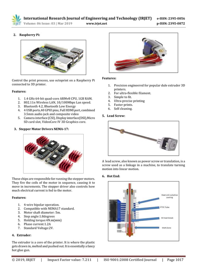 IRJET- IoT Based 3D Printer | PDF