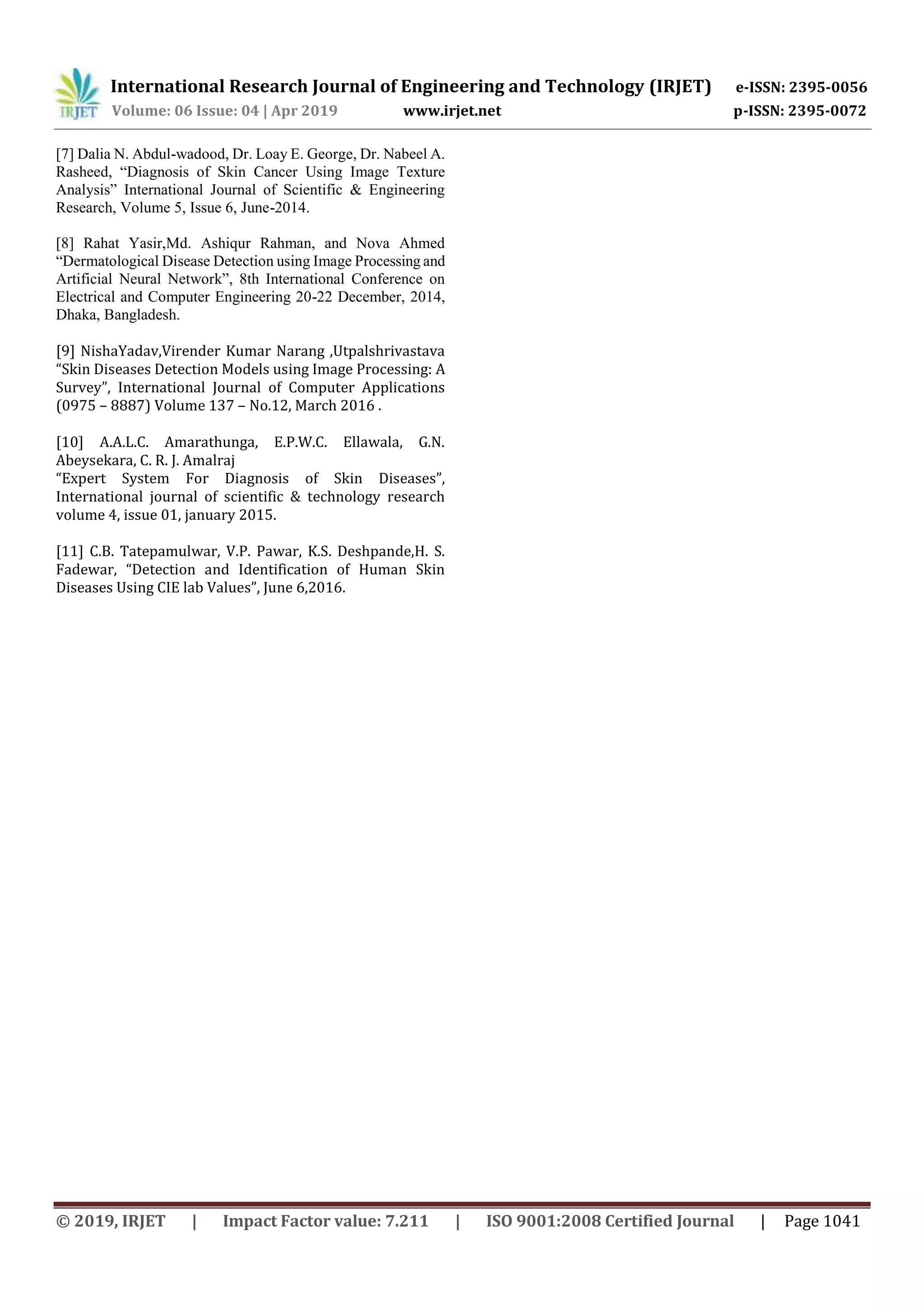 IRJET- Detection & Classification of Melanoma Skin Cancer | PDF IRJET- Detection & Classification of Melanoma Skin Cancer | PDF