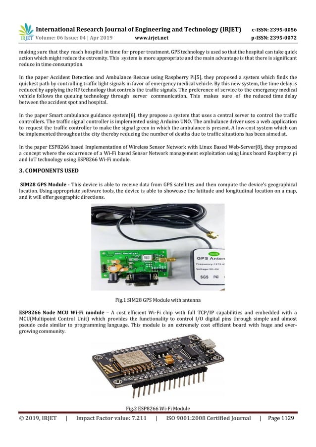 IRJET- Ambulance Detection and Traffic Control System | PDF