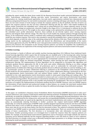 IRJET- Boosting Response Aware Model-Based Collaborative Filtering | PDF