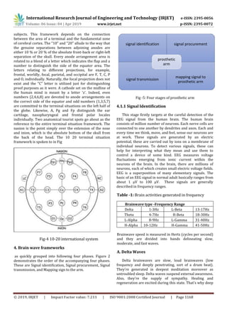 IRJET- Design and Development of Electroencephalography based Cost Effective Prosthetic ARM ...