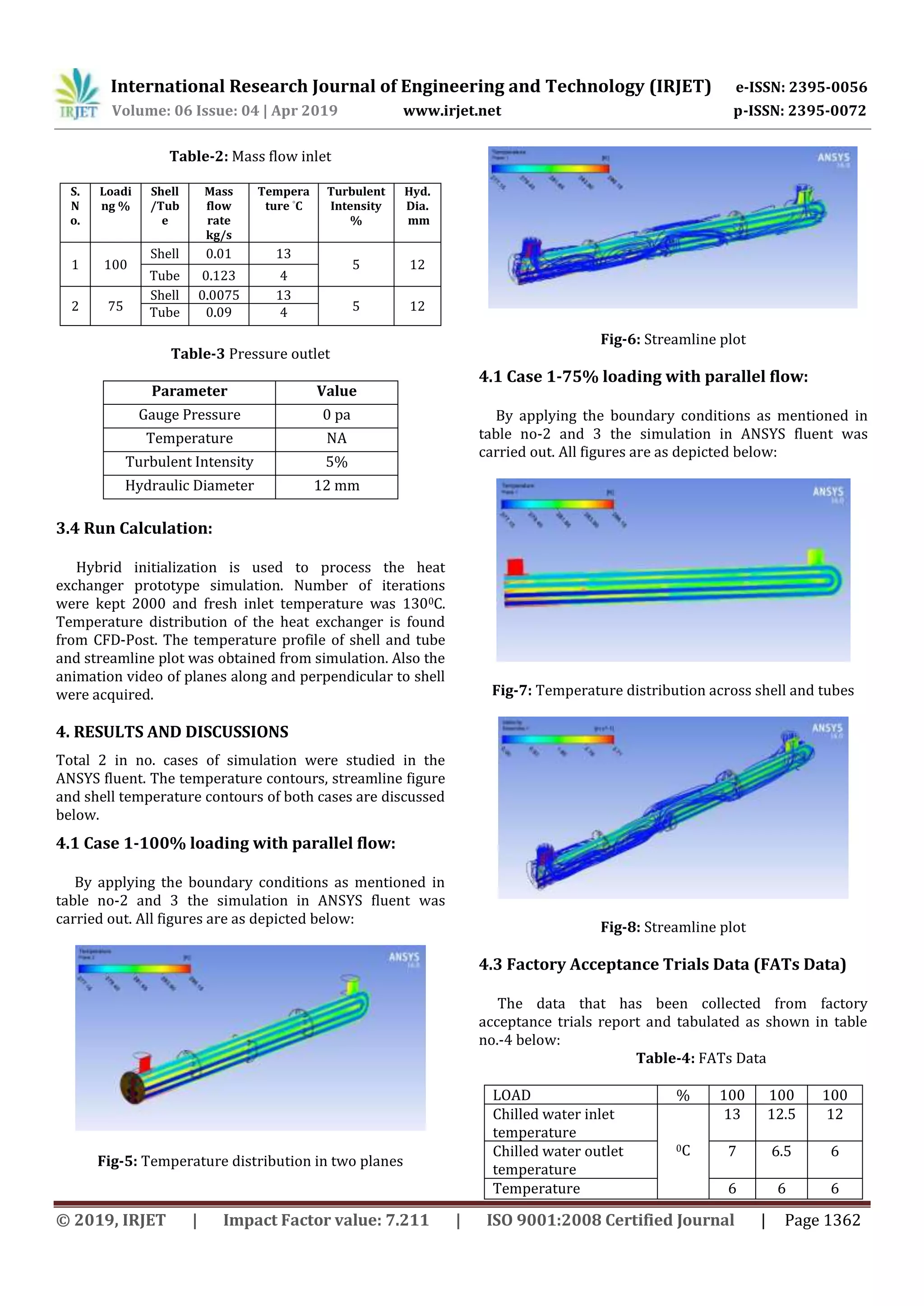 IRJET- Modelling and CFD Simulation of Prototype of AC Plant Chiller On-Board Marine Ship | PDF