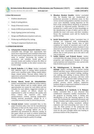 IRJET- Minimization of Casting Defects of Double Beat Valve (Bonnet) | PDF | Science