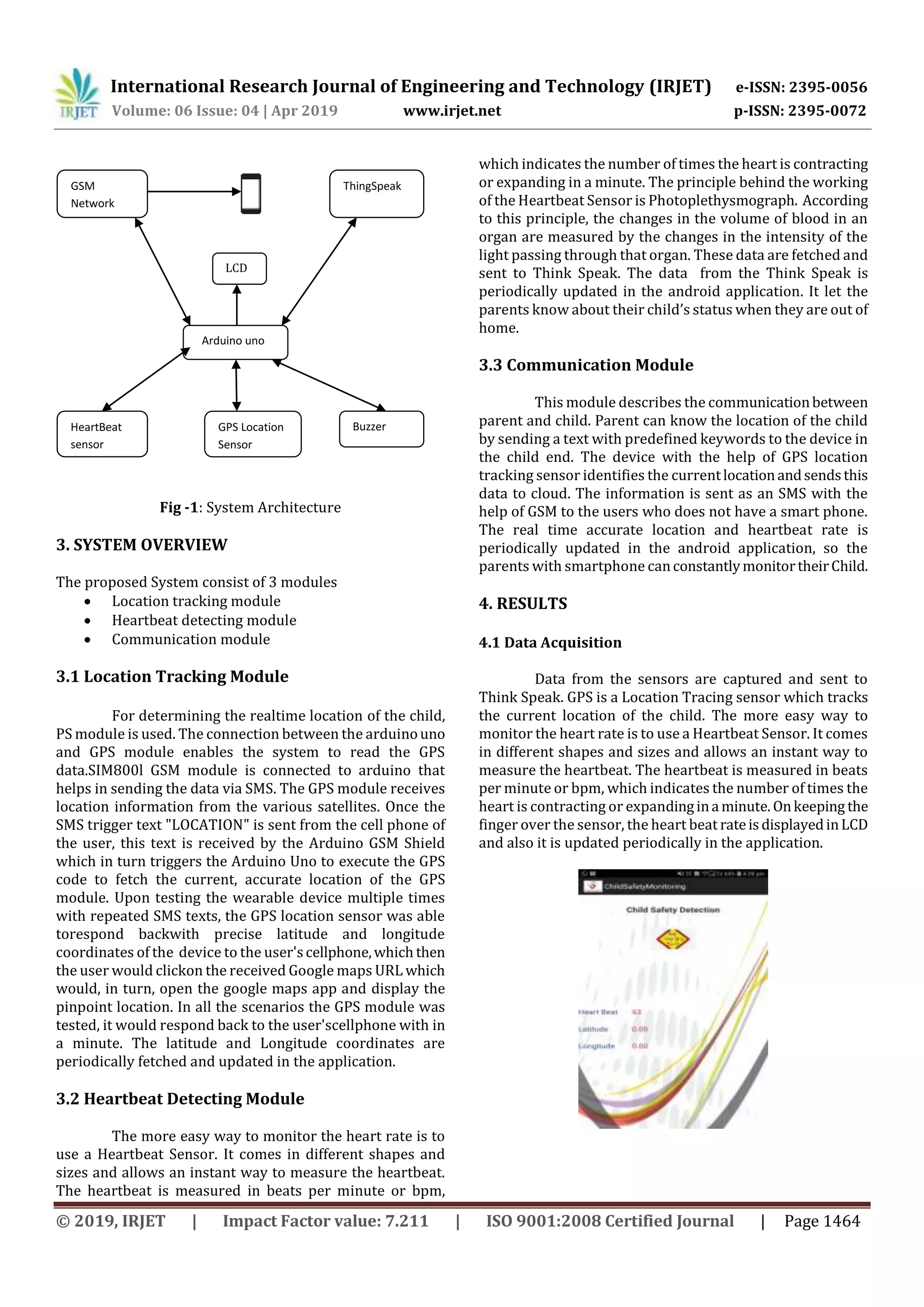 IRJET- Smart Child Safety Monitoring System | PDF IRJET- Smart Child Safety Monitoring System | PDF
