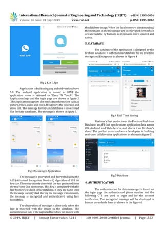 IRJET- End to End Message Encryption using Biometrics | PDF