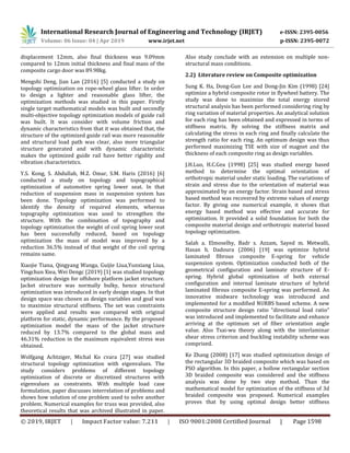 IRJET- Review of Optimization Aspects for Weight Reduction | PDF