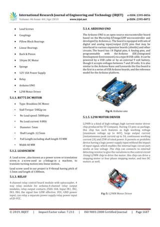 IRJET- Design & Fabrication of Smart Board Cleaner | PDF