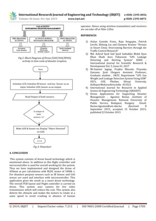 IRJET- Drone based Disaster Management System | PDF