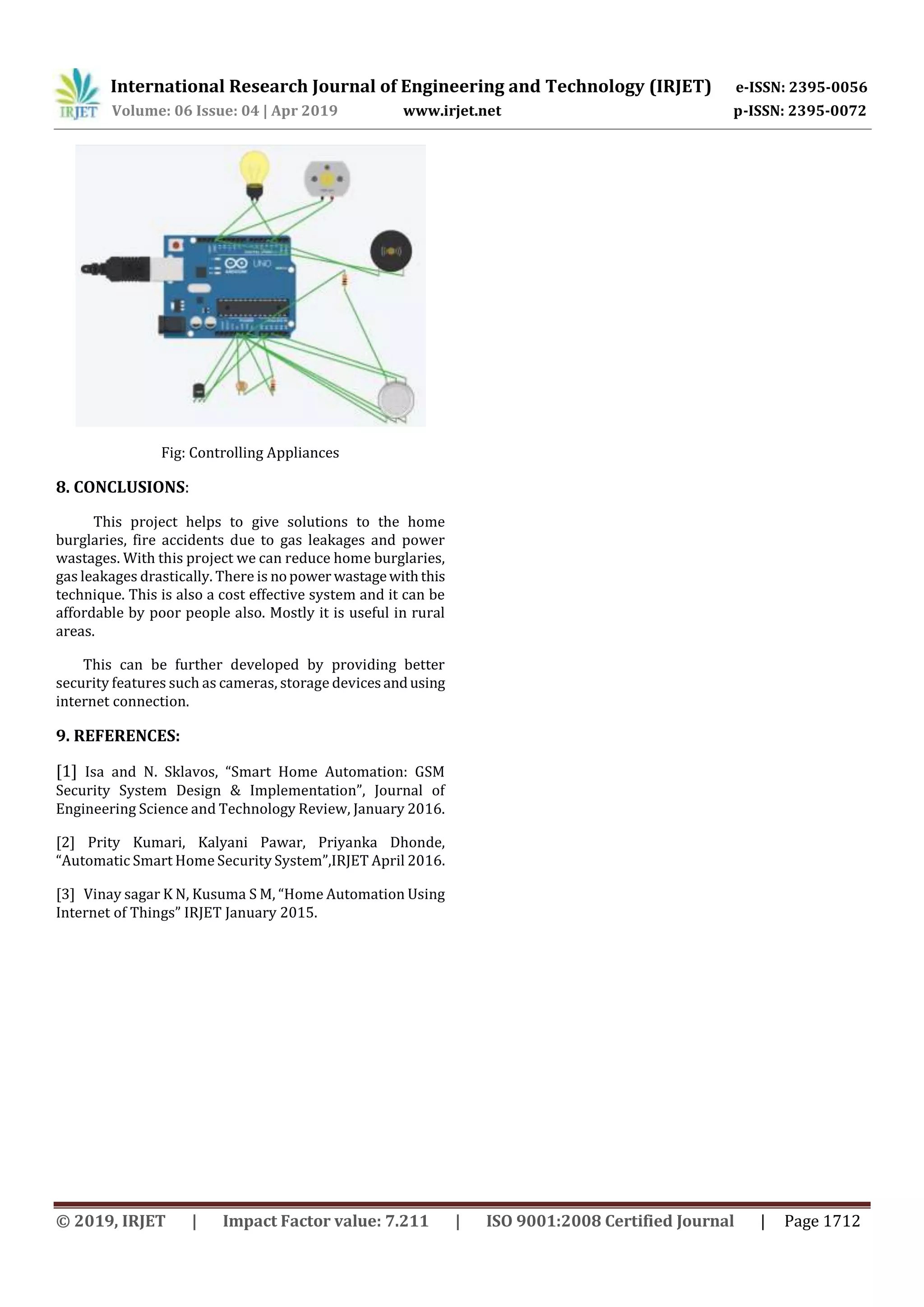 IRJET- Real Time Intelligent Home Automation | PDF | Smart Home | Home & Garden