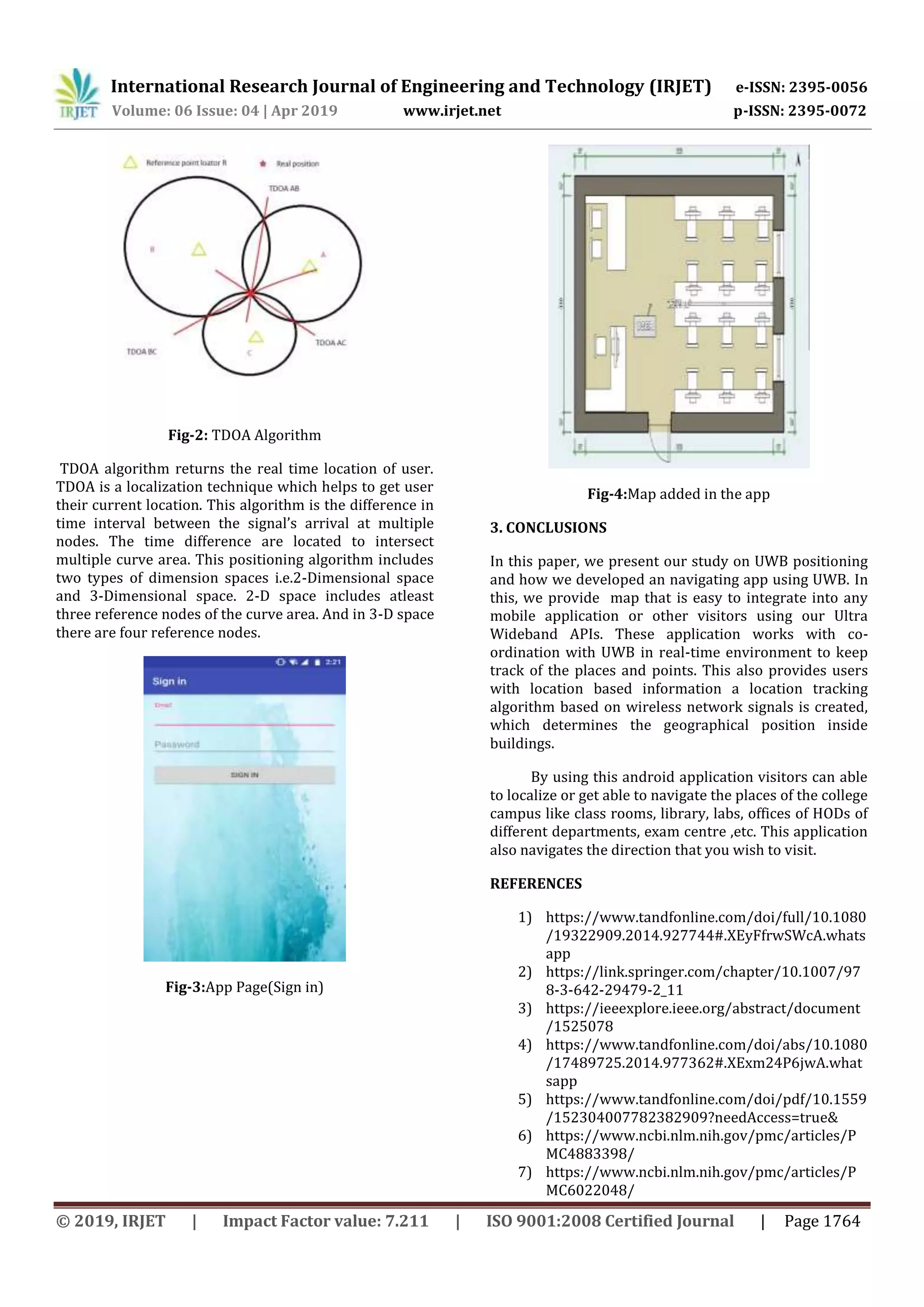 IRJET- Android App for Creating a Map of the College to be used with Visitor Localization | PDF