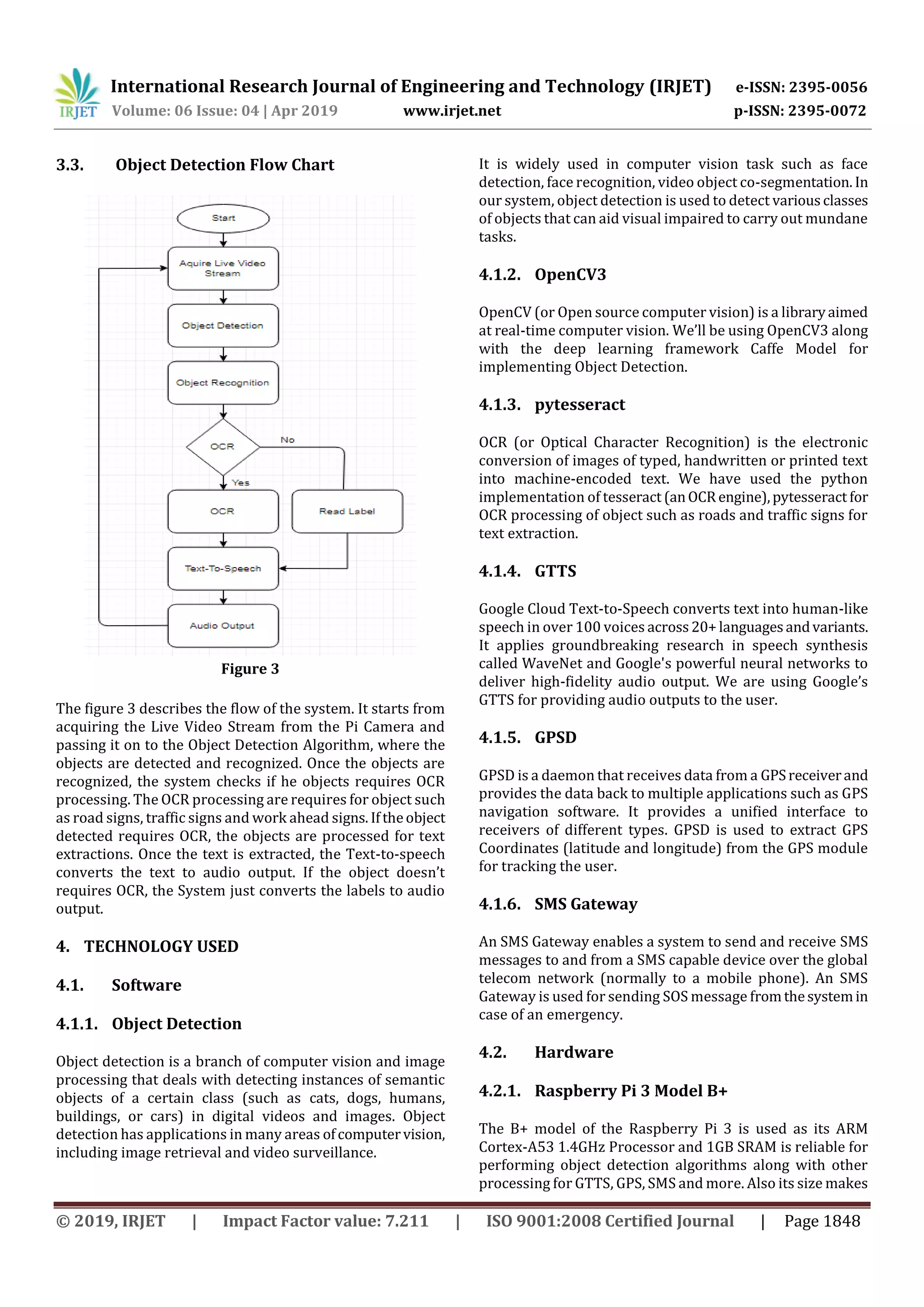 IRJET- Smart Helmet for Visually Impaired | PDF