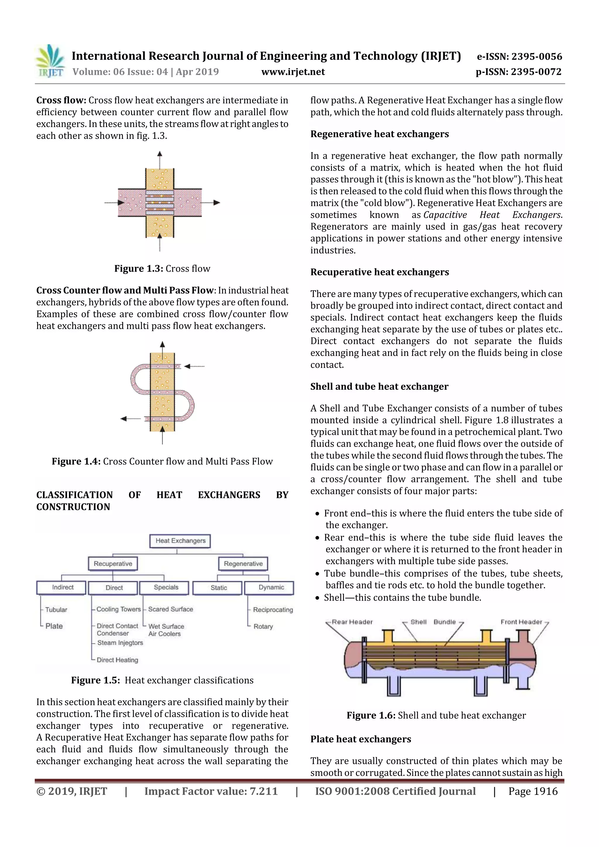 IRJET- Analysing the Effectiveness of the Heat Exchanger by Increasing ...