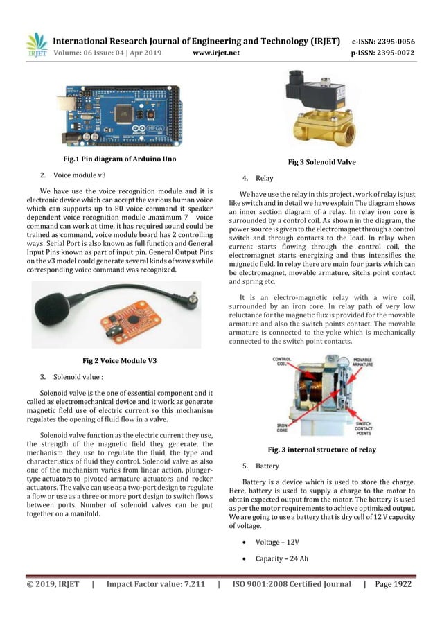 IRJET- Voice Controlled Water Control System using Arduino | PDF