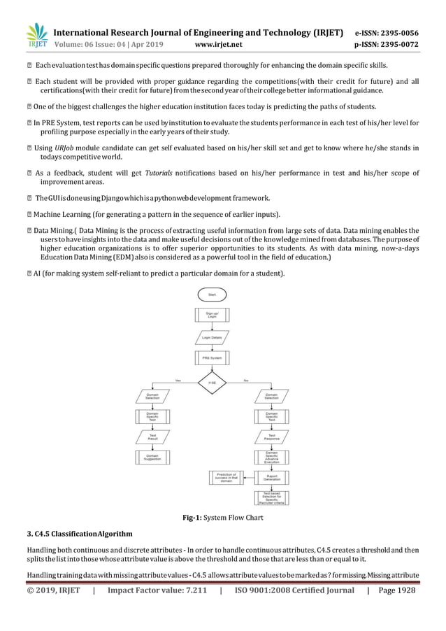 IRJET- Placement Recommender and Evaluator | PDF IRJET- Placement Recommender and Evaluator | PDF
