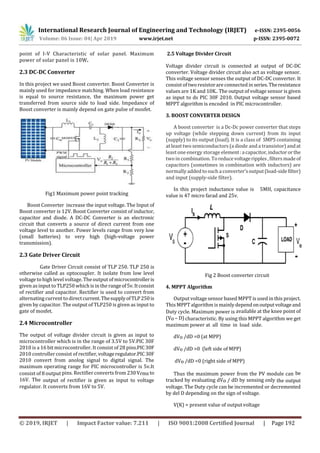 IRJET- Design and Implementaion of DC-DC Boost Converter using Output ...