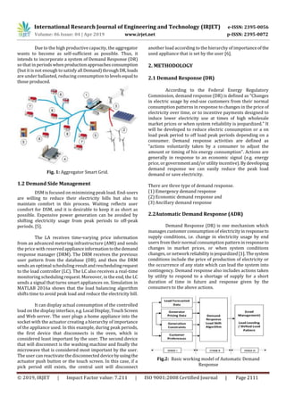 IRJET- Automatic Demand Response Controller with Load Shifting Algorithm using MATLAB Software | PDF