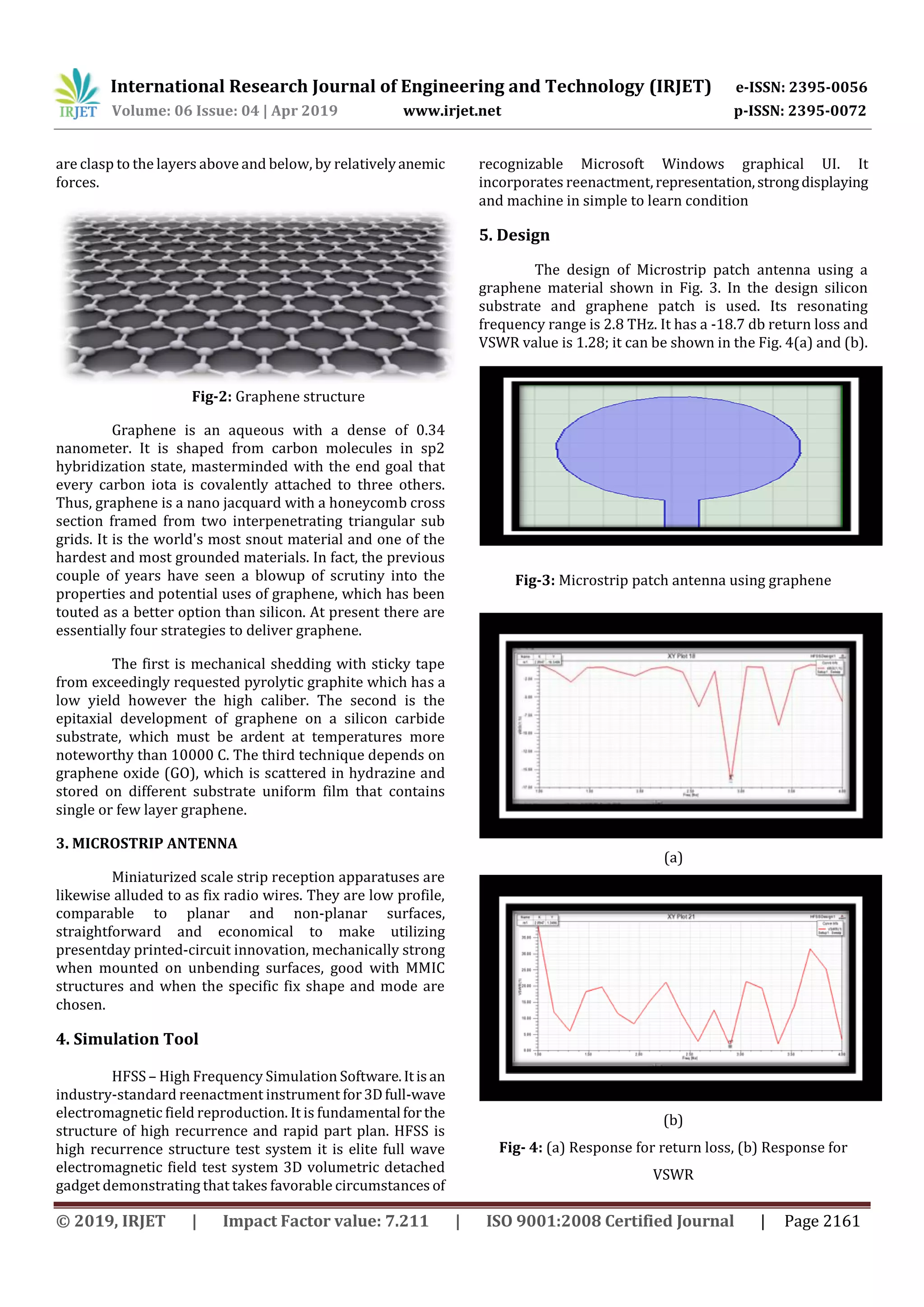 IRJET- Graphene based Terahertz Patch Antenna | PDF | Technology Industry | Industries