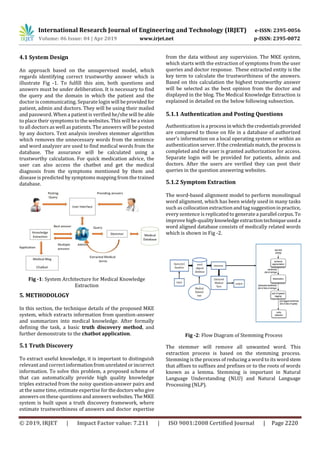 IRJET- Clinical Medical Knowledge Extraction using Crowdsourcing ...