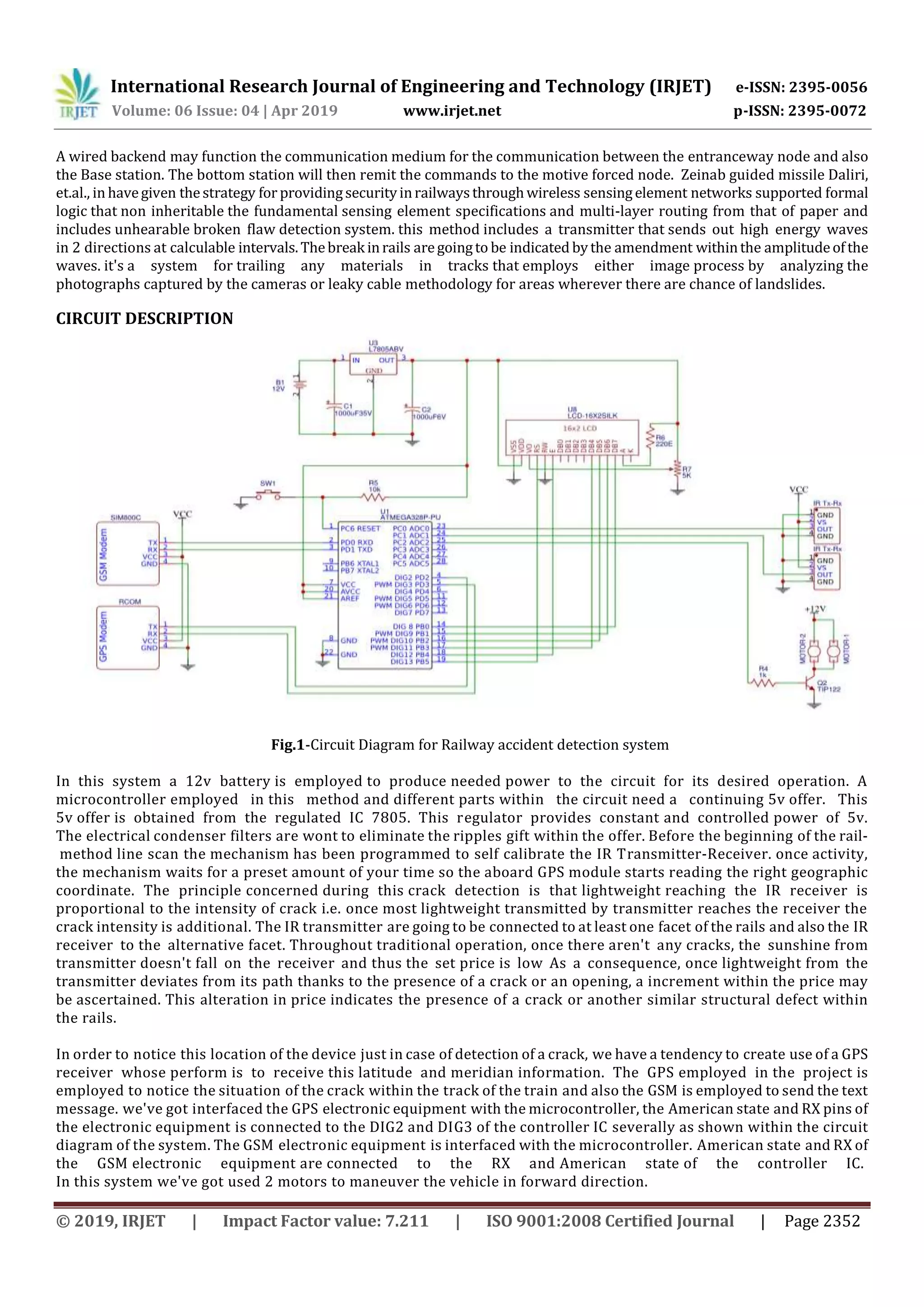 IRJET- Railway Track Fault Detection System using Robot Car | PDF