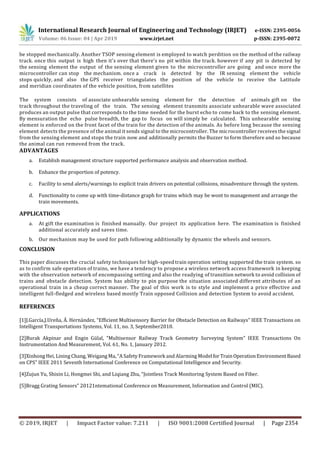 IRJET- Railway Track Fault Detection System using Robot Car | PDF