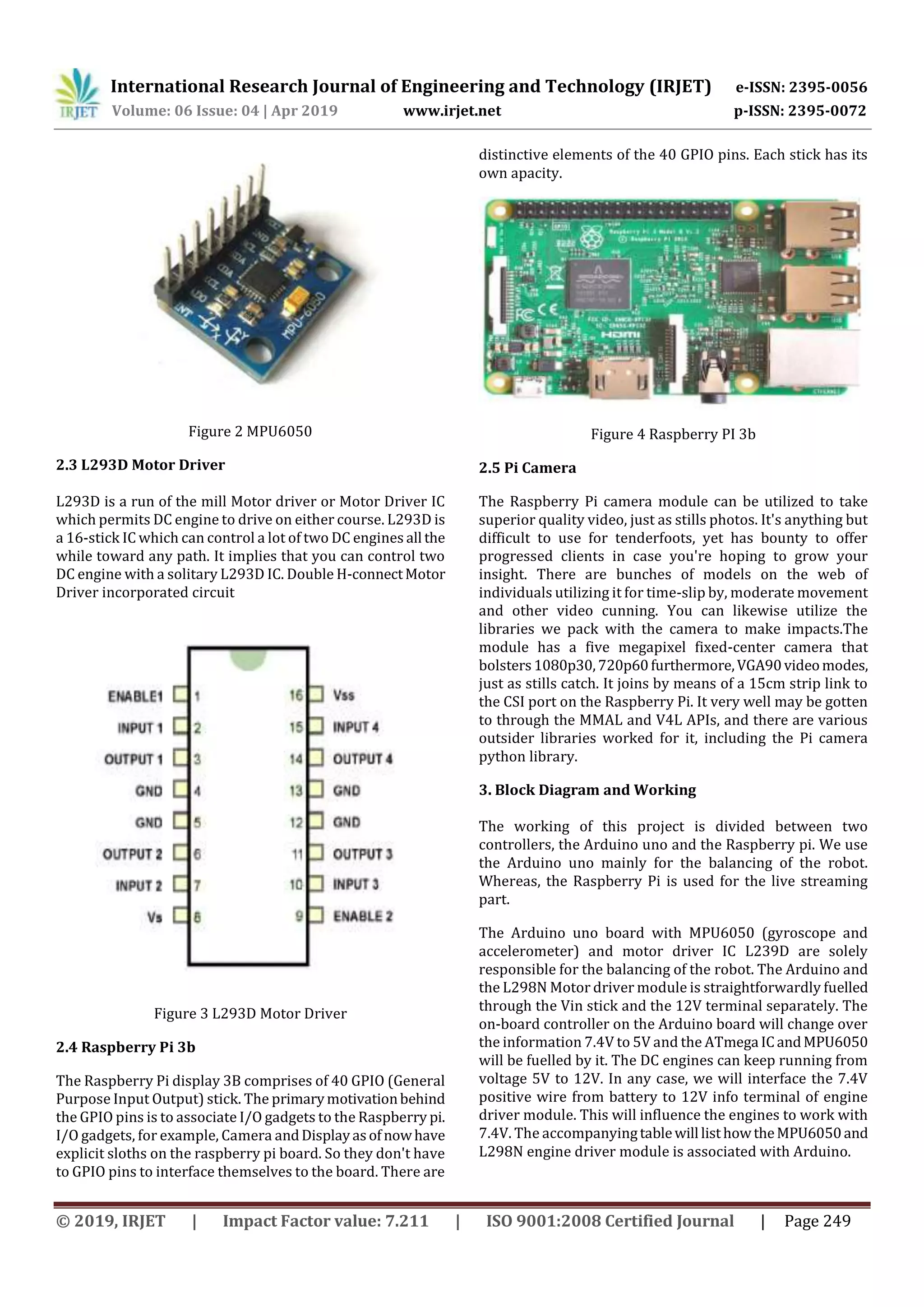 IRJET- Self Balancing Robot using Arduino Uno | PDF IRJET- Self Balancing Robot using Arduino Uno | PDF