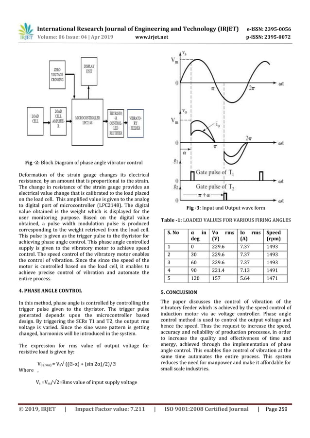 IRJET- Automated Flow Control in Solid Material Packaging Machines | PDF