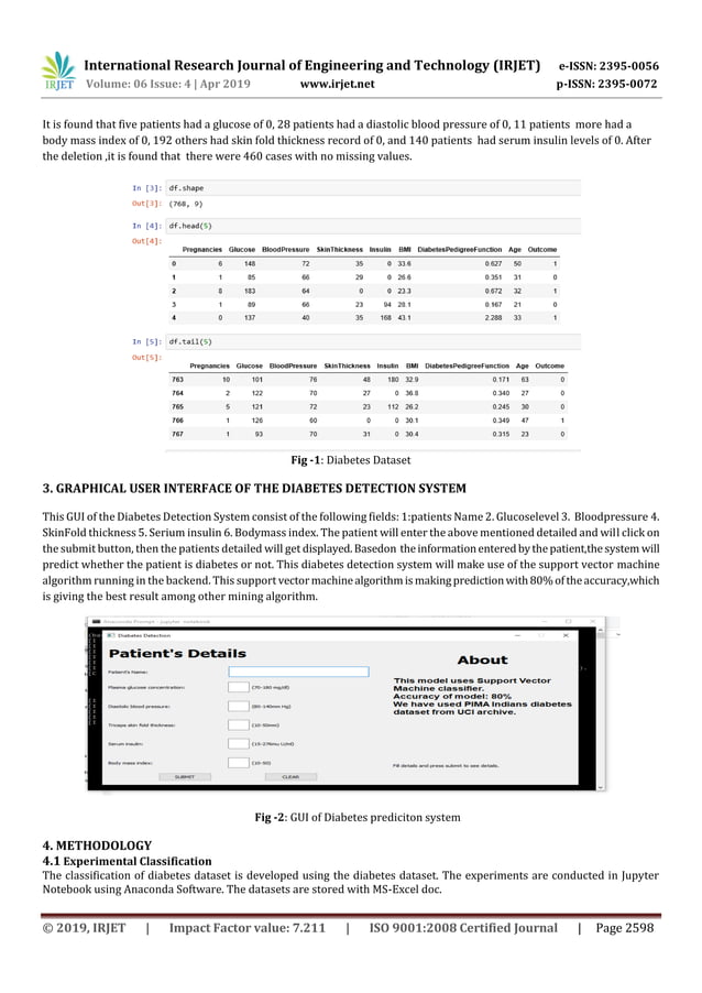 IRJET- Diabetes Prediction using Machine Learning | PDF