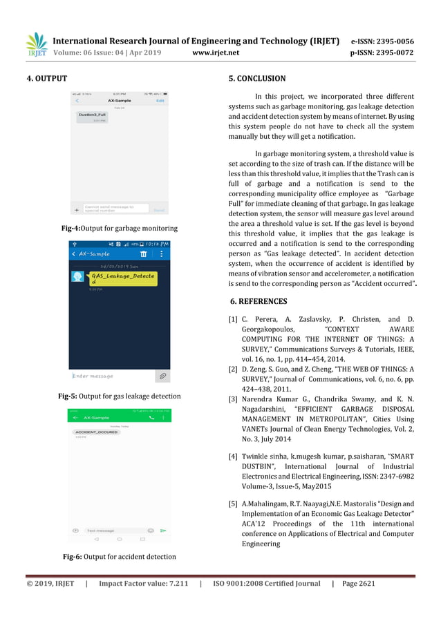 IRJET- Smart City using IoT | PDF