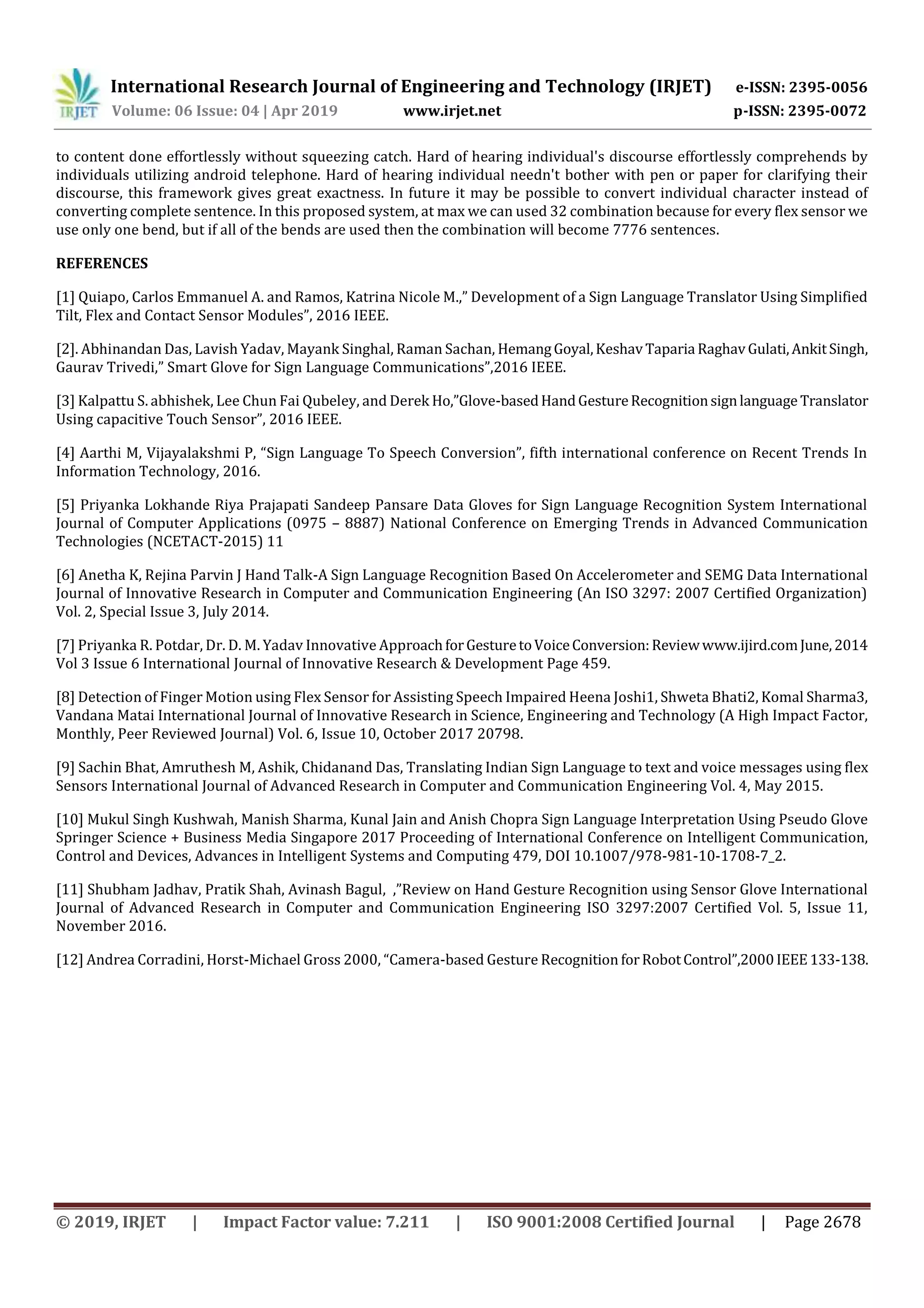 IRJET- Assisting System for Paralyzed and Mute People with Heart Rate ...