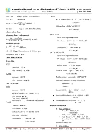 IRJET- Design and Analysis of Residential Building | PDF