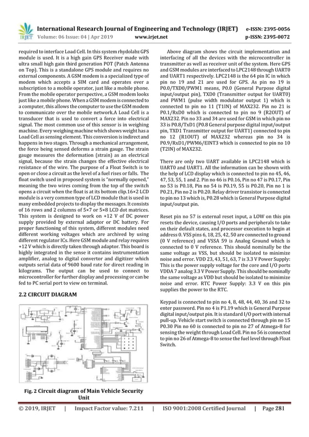 IRJET- Intelligent Security and Monitoring System for Vehicle | PDF | Auto Navigation Systems ...