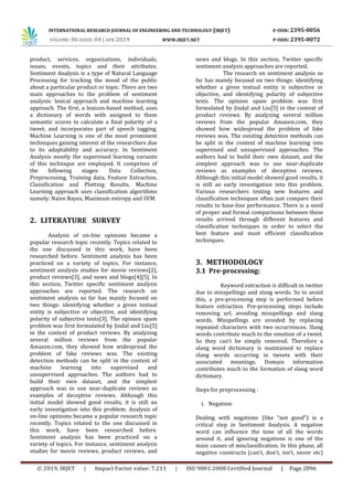 IRJET- Product Aspect Ranking | PDF