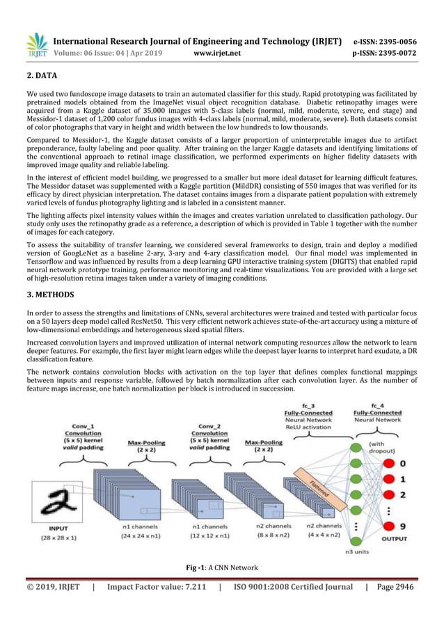 IRJET- Automated Detection of Diabetic Retinopathy using Deep Learning | PDF