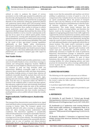 IRJET- Traffic Study on Mid-Block Section & Intersection | PDF