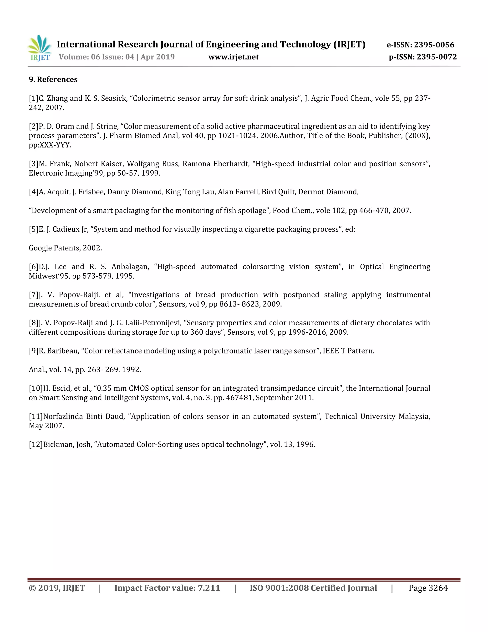 IRJET- Automatic Object Sorting Machine | PDF