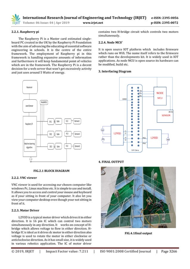Irjet Automation And Optimization Of Multiple Gate Control For Canals