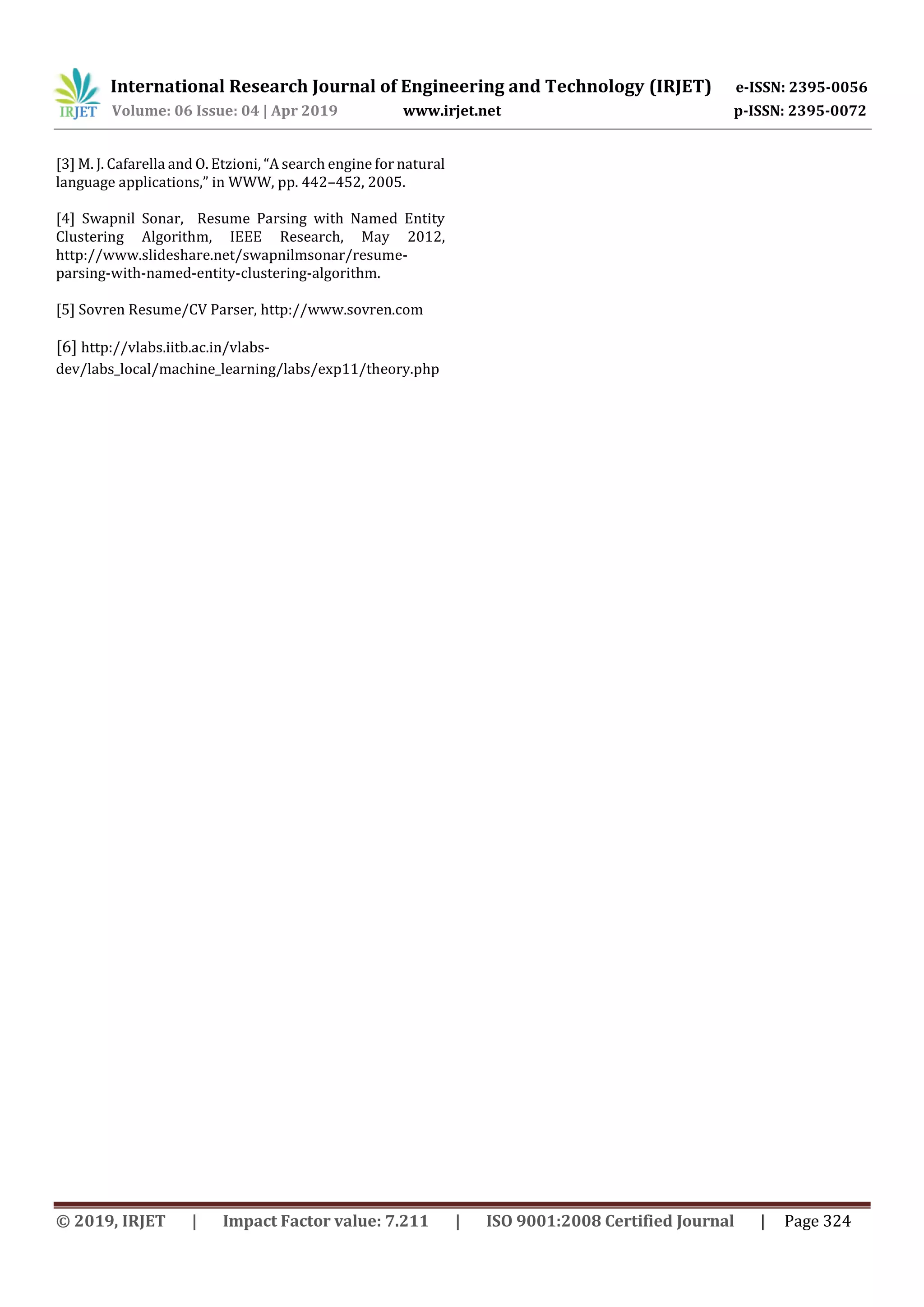 IRJET- Applicant Tracking and Scoring System | PDF | Resume Writing and Advice | Job Search