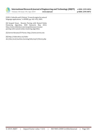 IRJET- Applicant Tracking and Scoring System | PDF | Resume Writing and Advice | Job Search