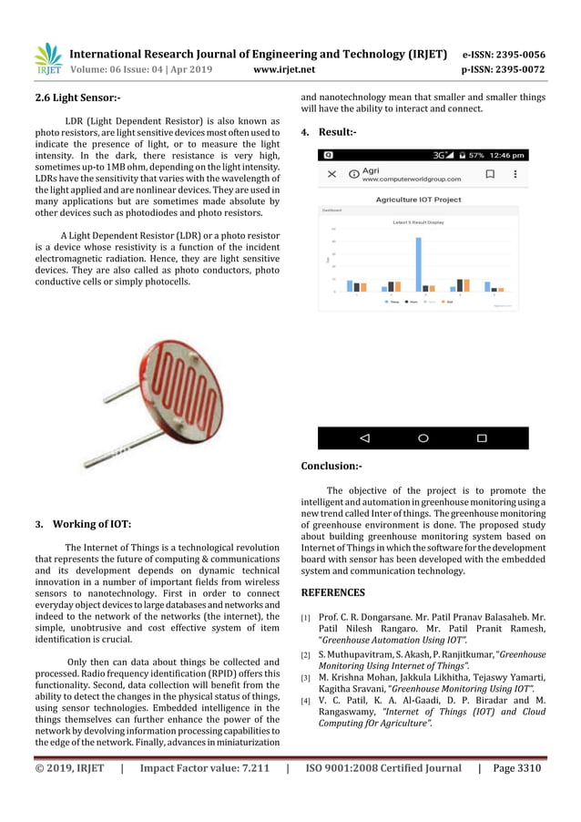 IRJET- IoT based Greenhouse Monitoring using PIC16F877A | PDF | Gardening | Home & Garden