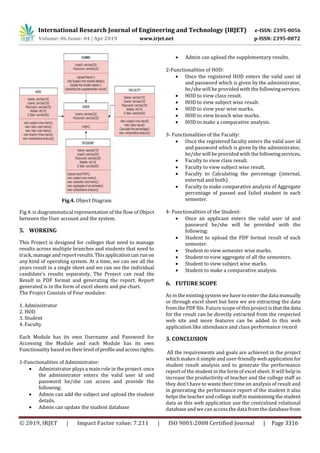 IRJET- Student Result Analysis and Performance Report Generator | PDF