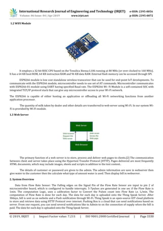 IRJET- Automated Household Water Monitoring and Billing System | PDF