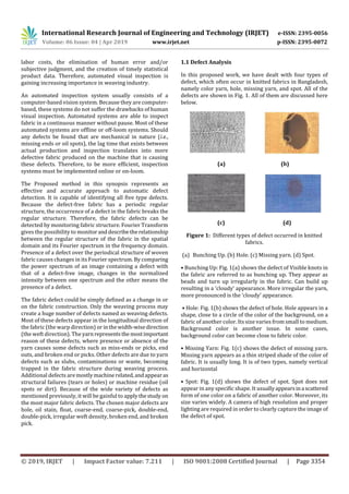 IRJET- Fabric Defect Classification using Modular Neural Network | PDF