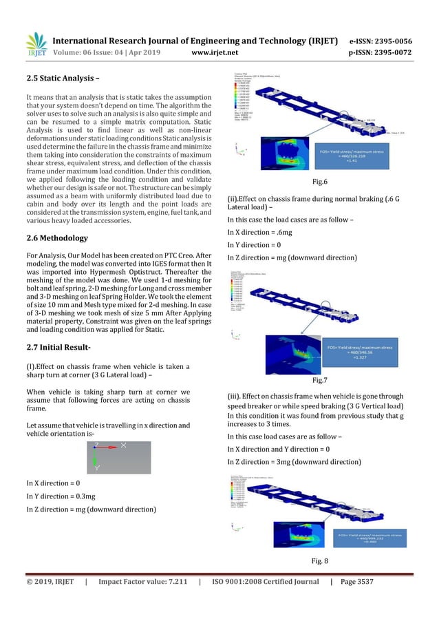 IRJET- Design and Durability Analysis of Ladder Chassis Frame | PDF | Commercial Trucks | Auto ...
