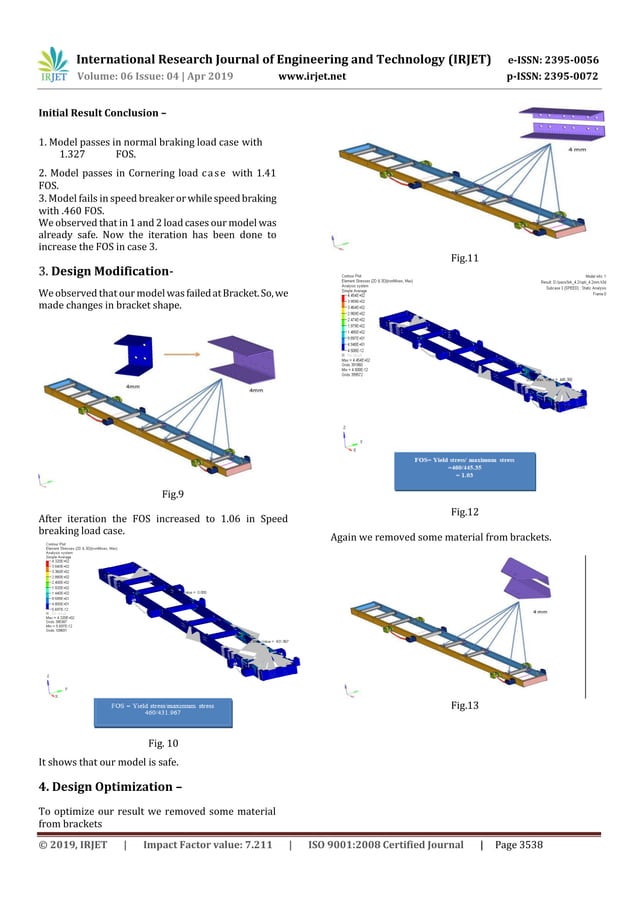 IRJET- Design and Durability Analysis of Ladder Chassis Frame | PDF ...