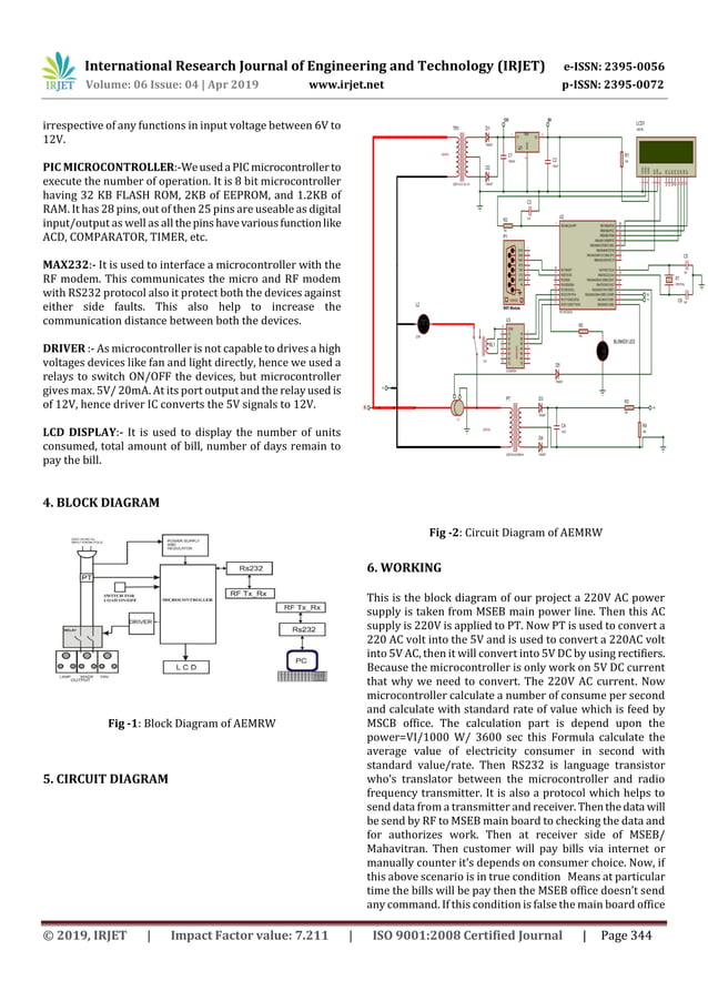 IRJET- Automatic Electric Meter Reading using Wifi | PDF
